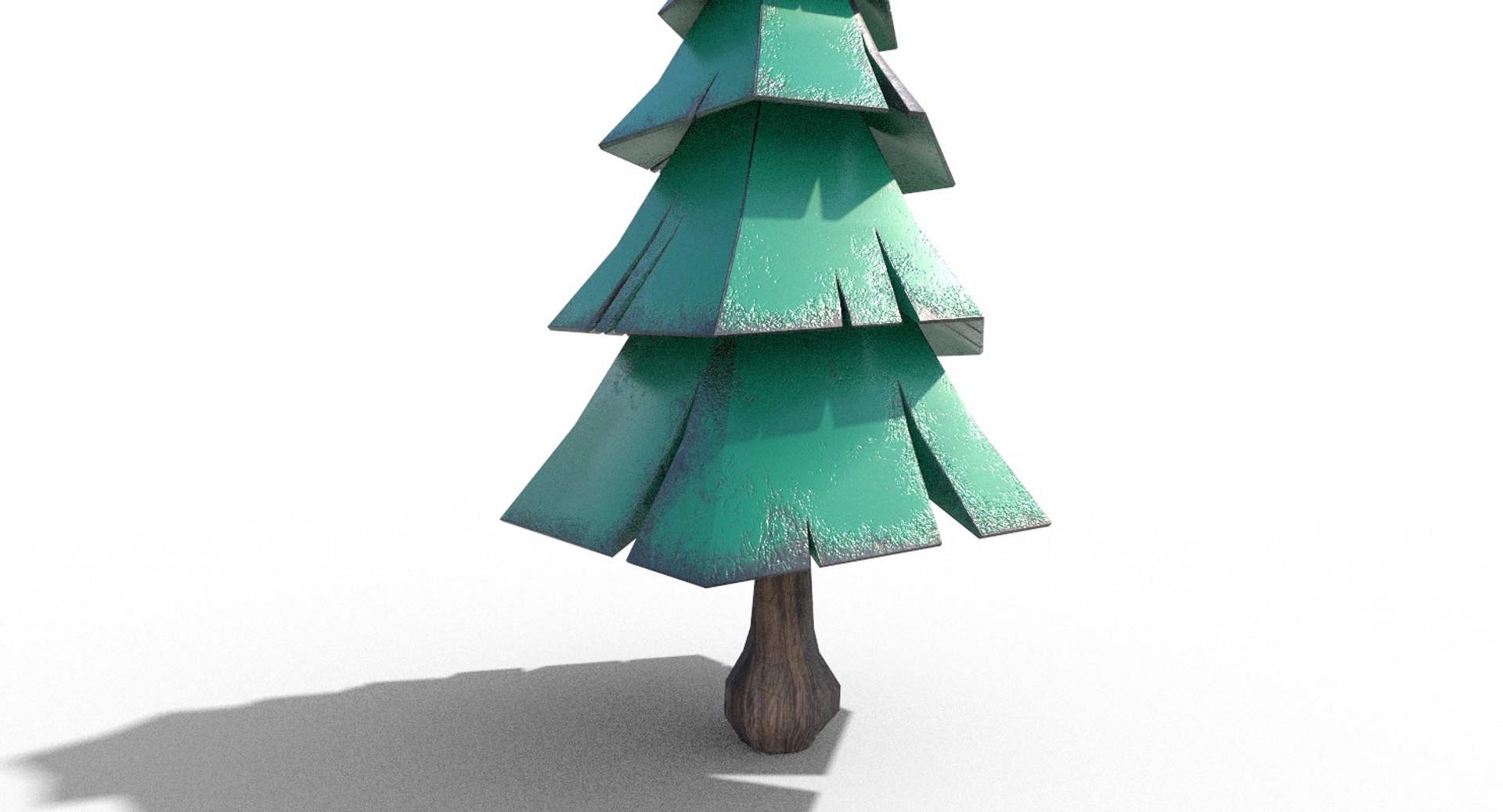 3D model cartoon style pine tree - TurboSquid 1389564