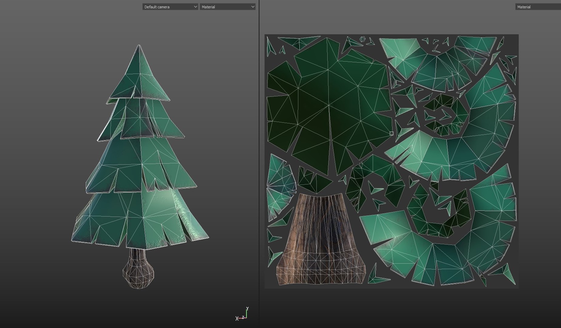 3D model cartoon style pine tree - TurboSquid 1389564