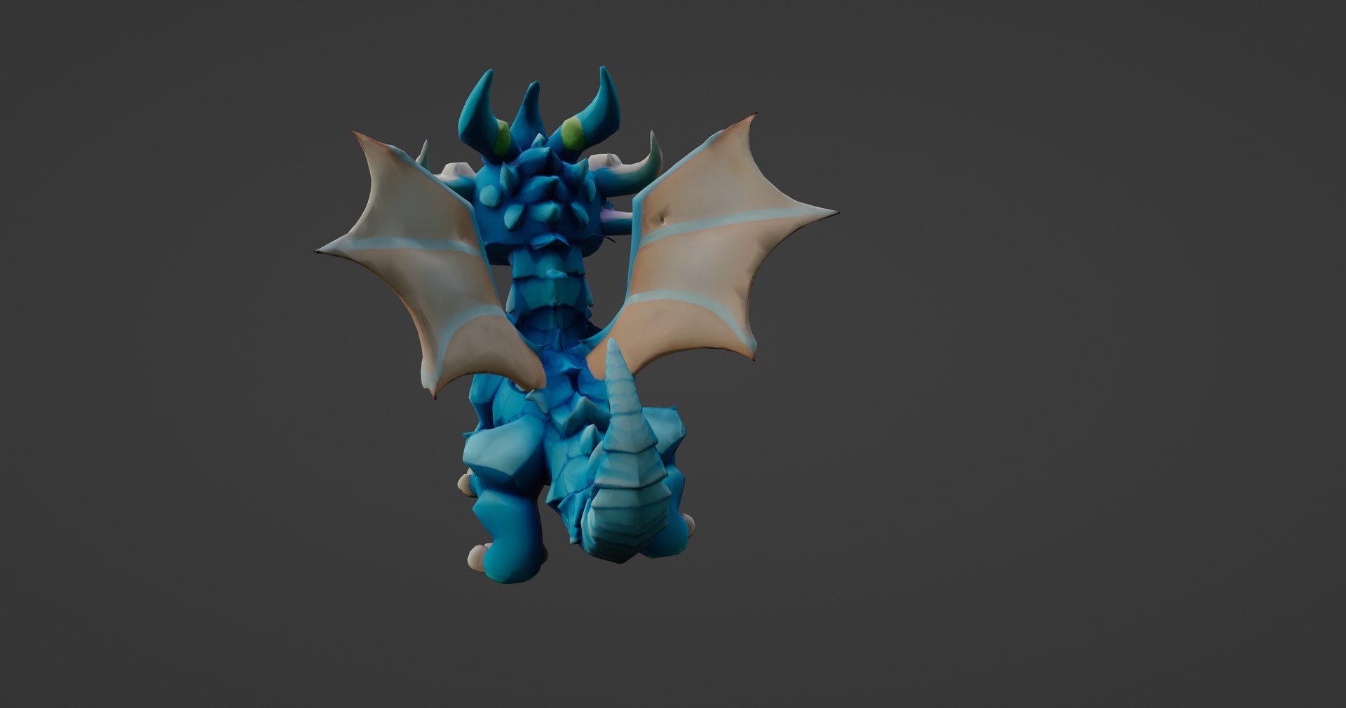 Adorable Blue Baby Dragon 3D Model 3D Model - TurboSquid 2338208