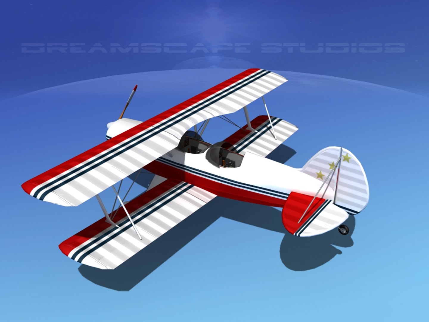 3d acro sport biplane v01