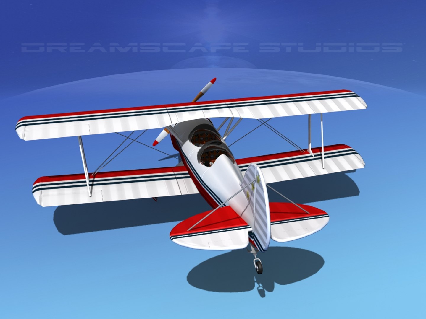 3d acro sport biplane v01