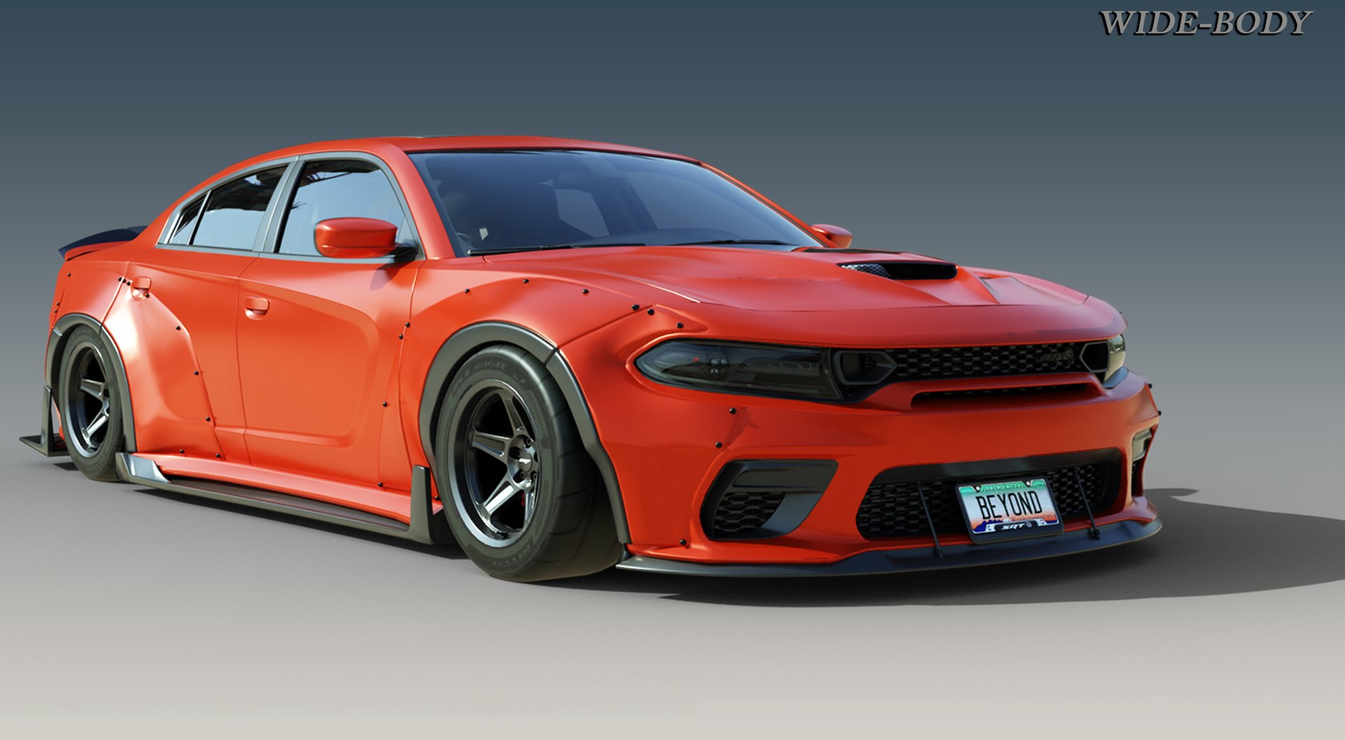 Charger Srt Hellcat WideBody 3D - TurboSquid 2102805