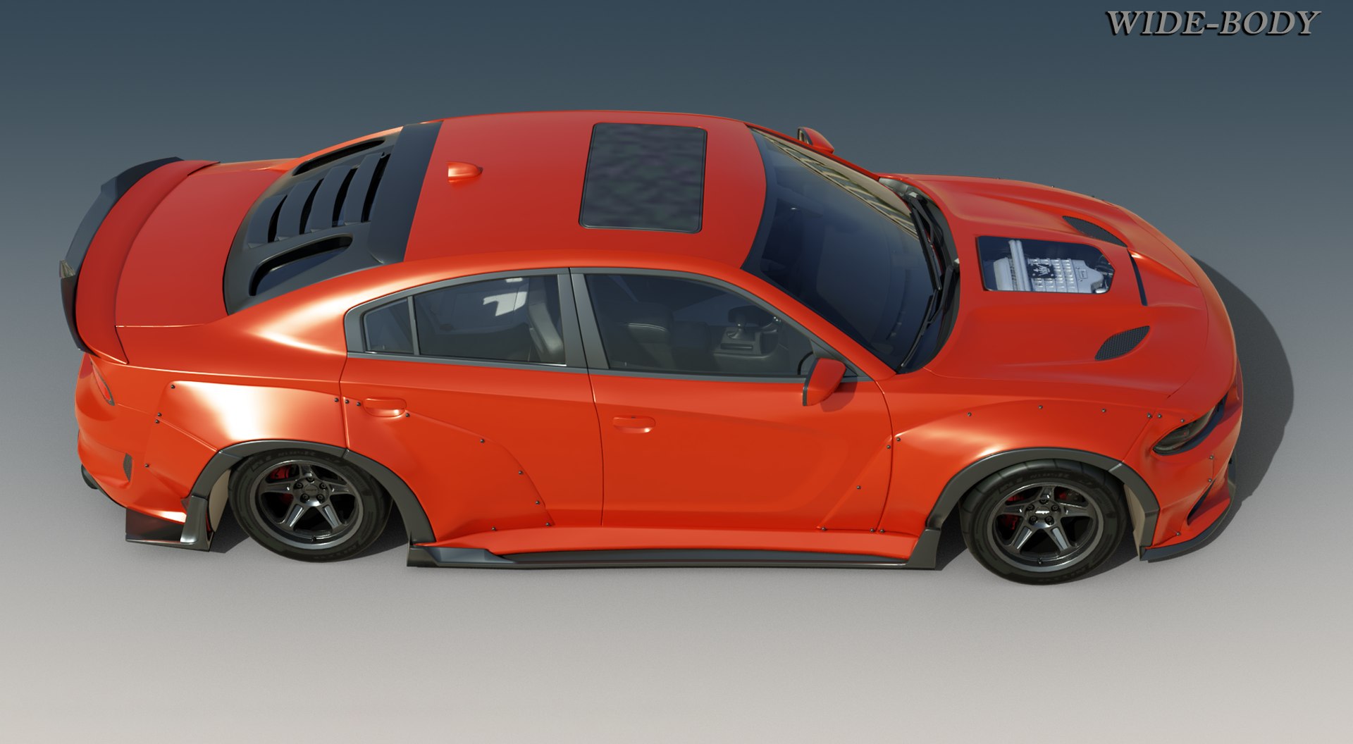 Charger Srt Hellcat WideBody 3D - TurboSquid 2102805