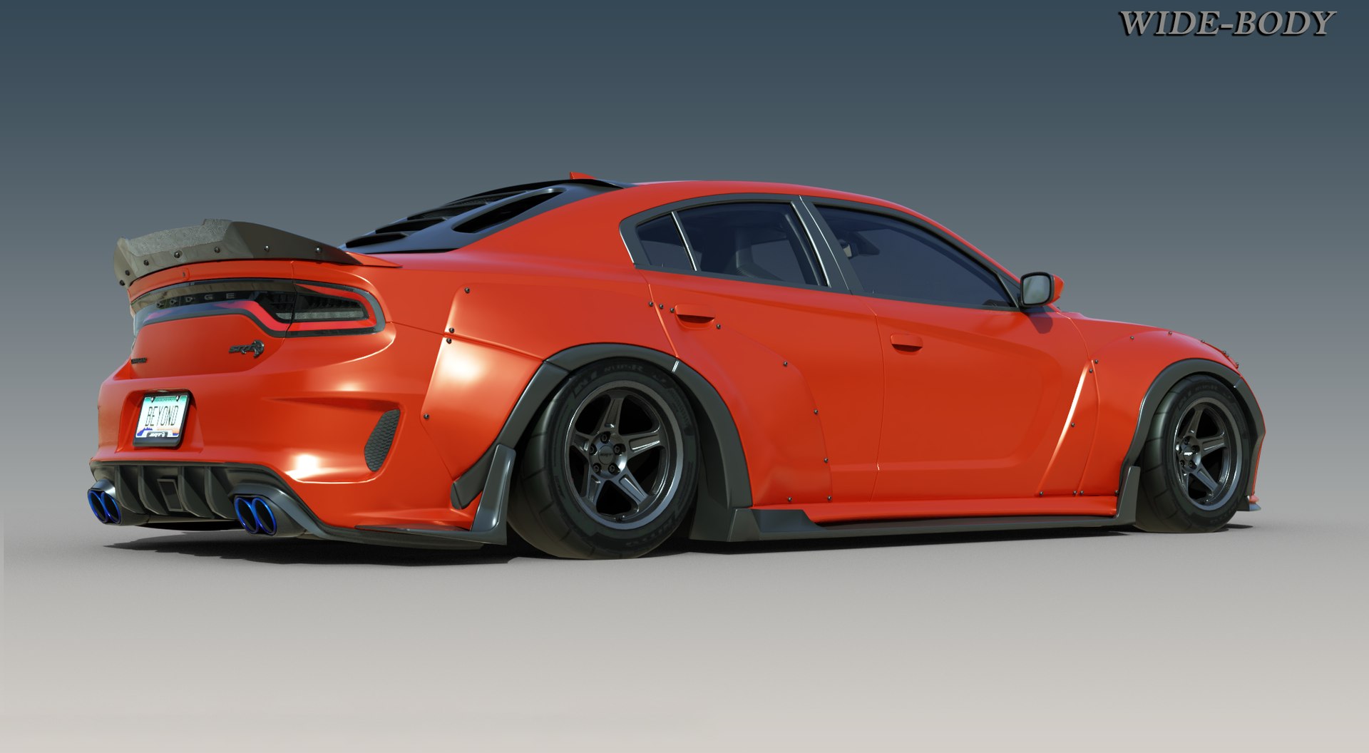 Charger Srt Hellcat WideBody 3D - TurboSquid 2102805