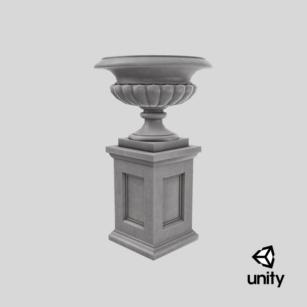 3D urn planter - TurboSquid 1640396