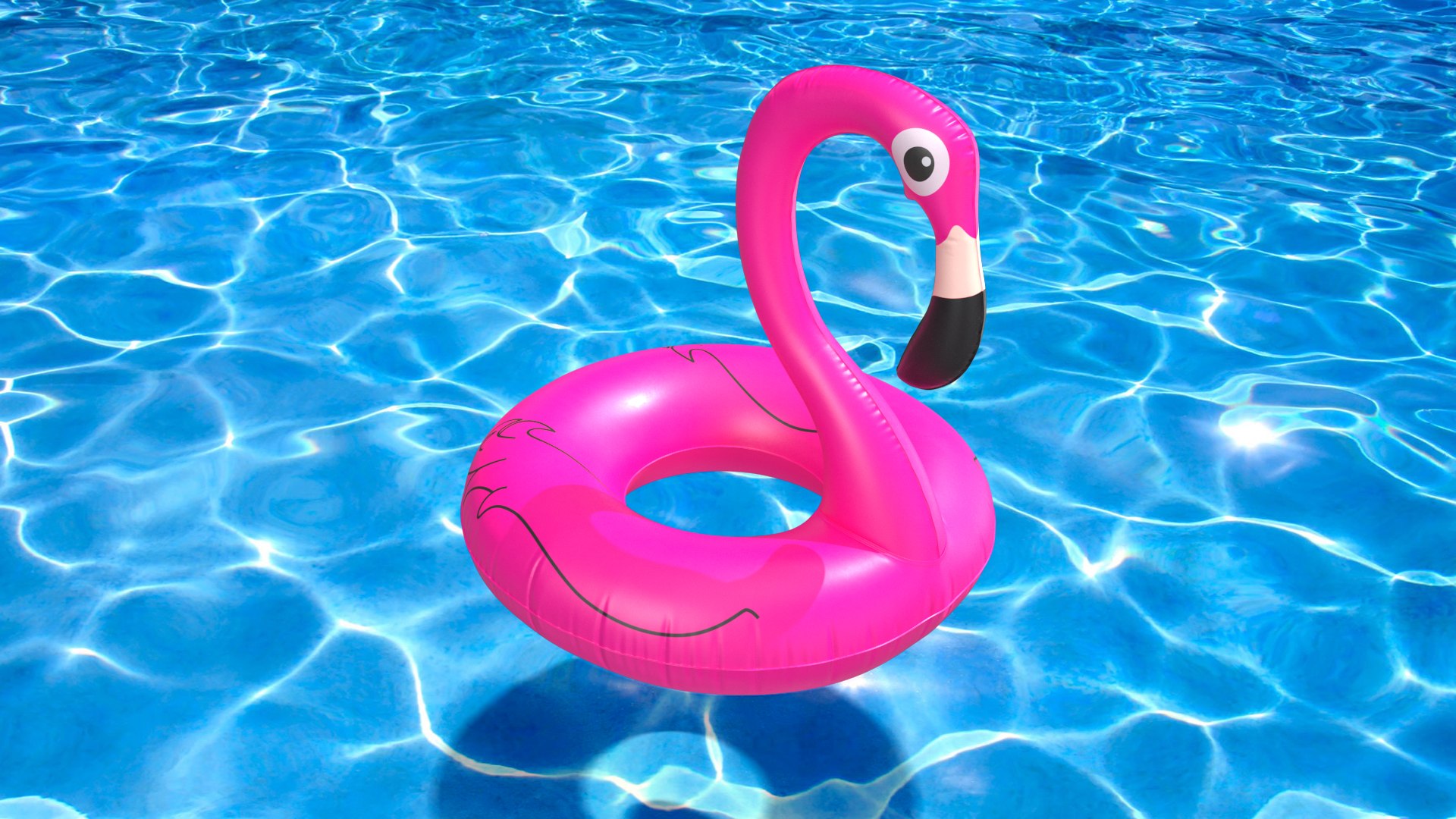 3D Inflatable Flamingo - TurboSquid 1618719