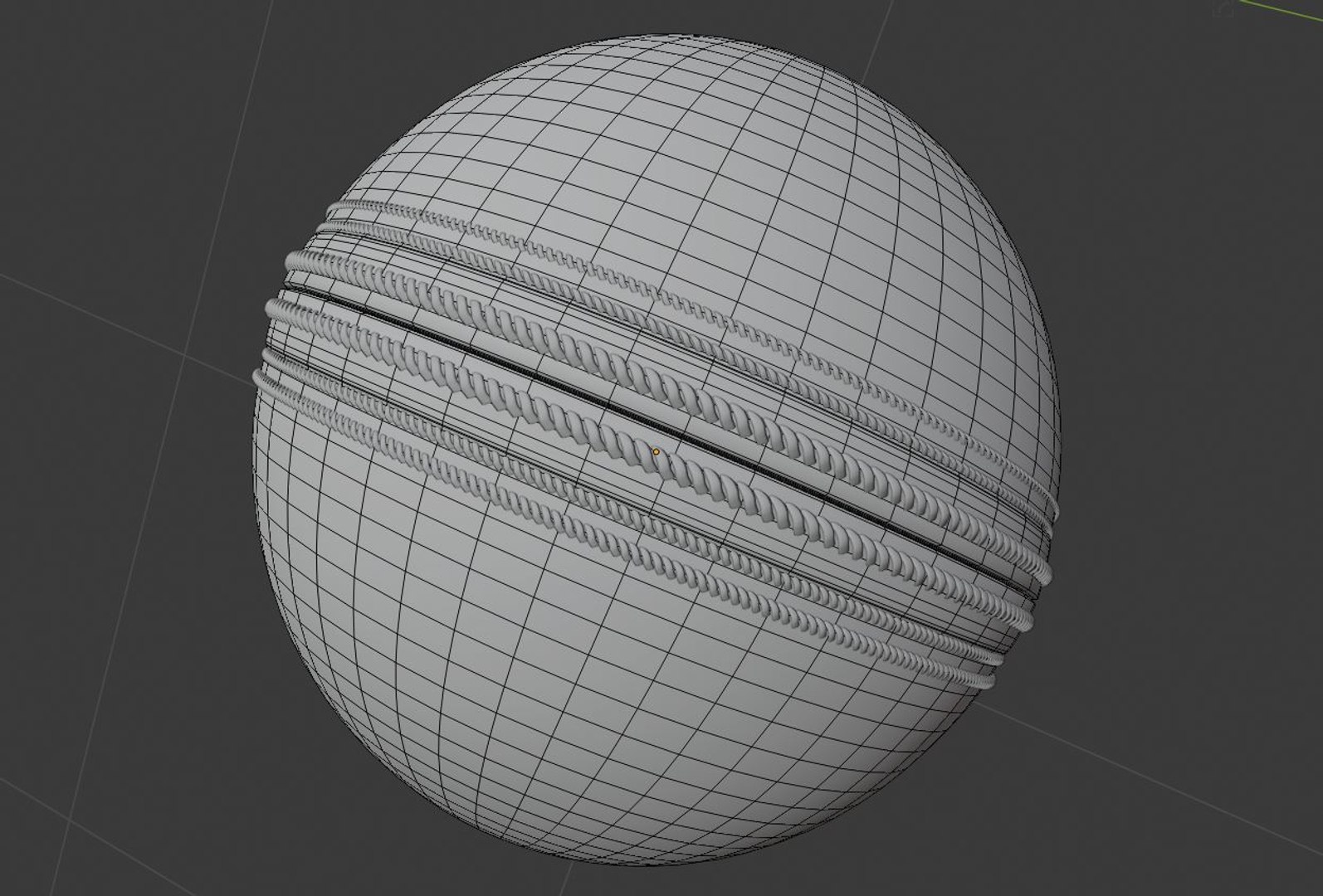 White cricket ball 3D model - TurboSquid 1422573