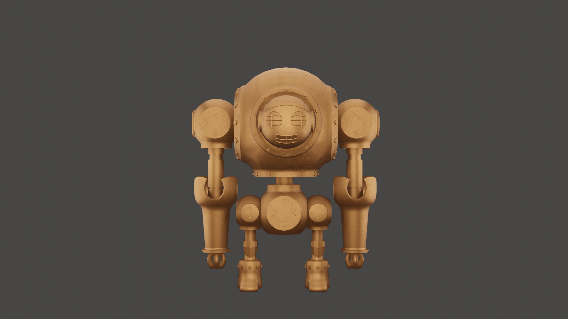 3D Model Old Robot - TurboSquid 2216254
