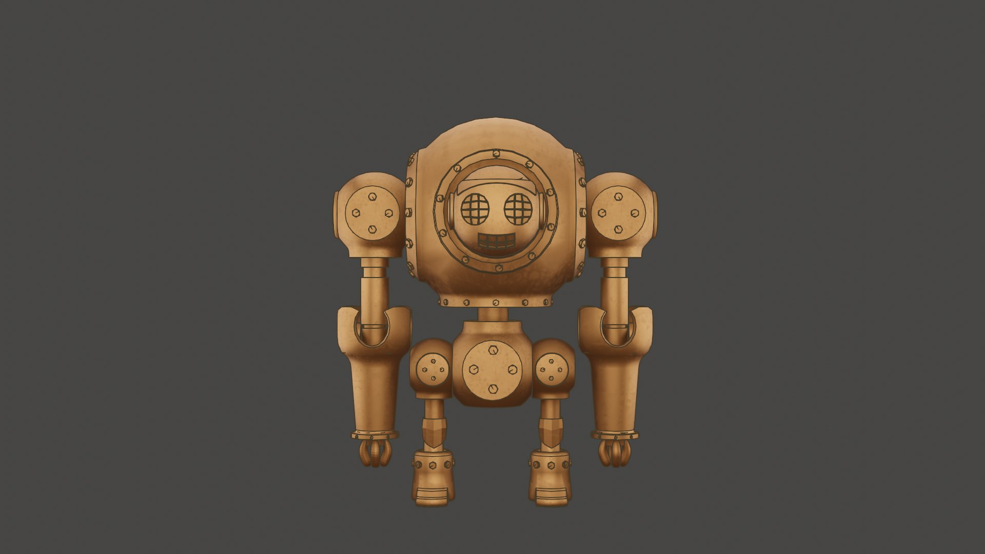 3D Model Old Robot - TurboSquid 2216254