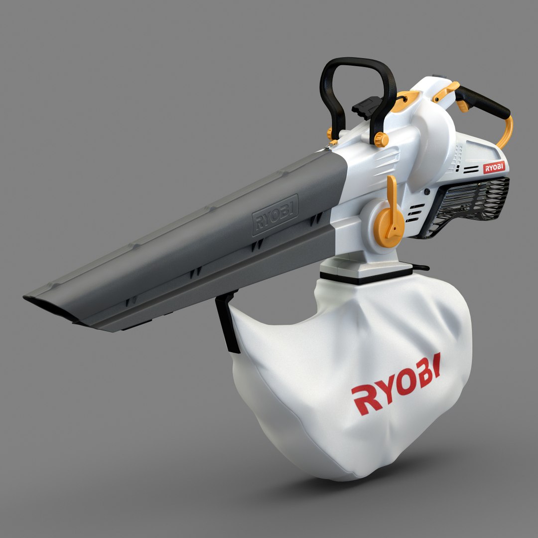 Portable Leaf Blower 3d Model