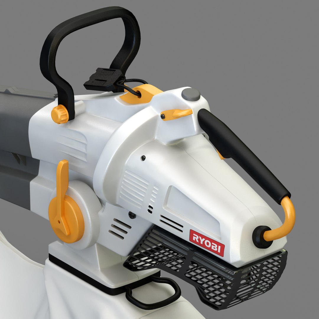 Portable Leaf Blower 3d Model