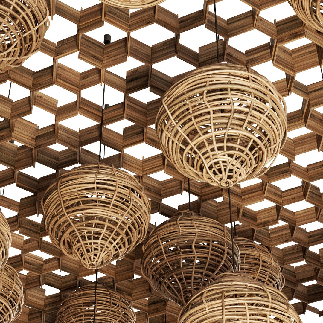 3D Ceiling Branch Decor - TurboSquid 1596720