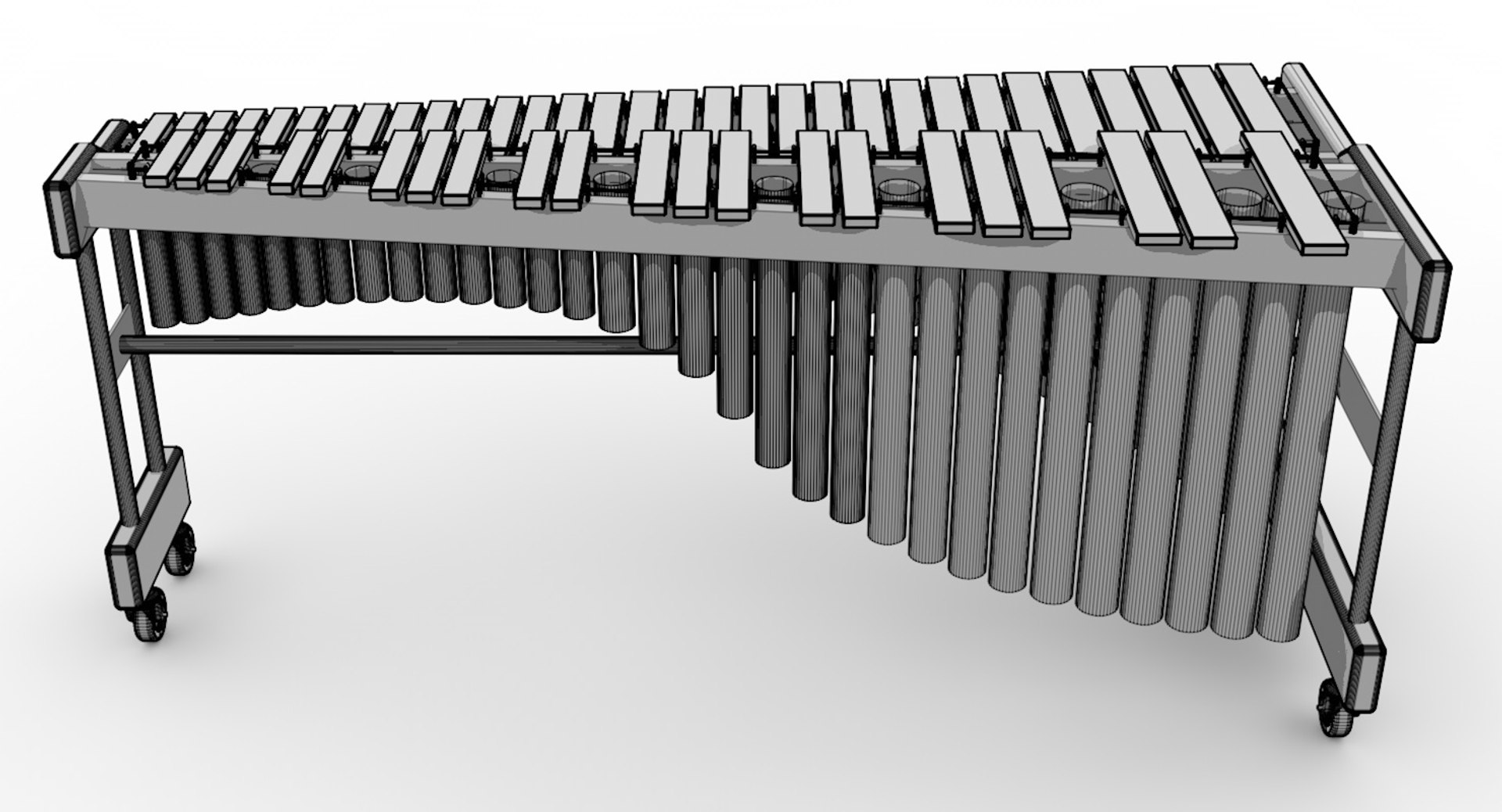 3d Model Music Instrument