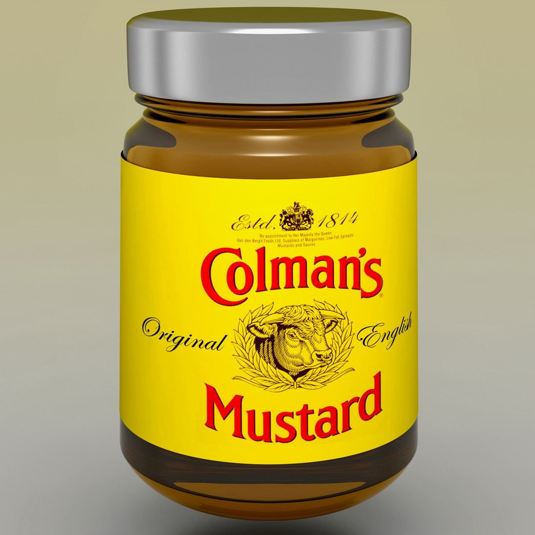Max Mustard Bottle Colmans