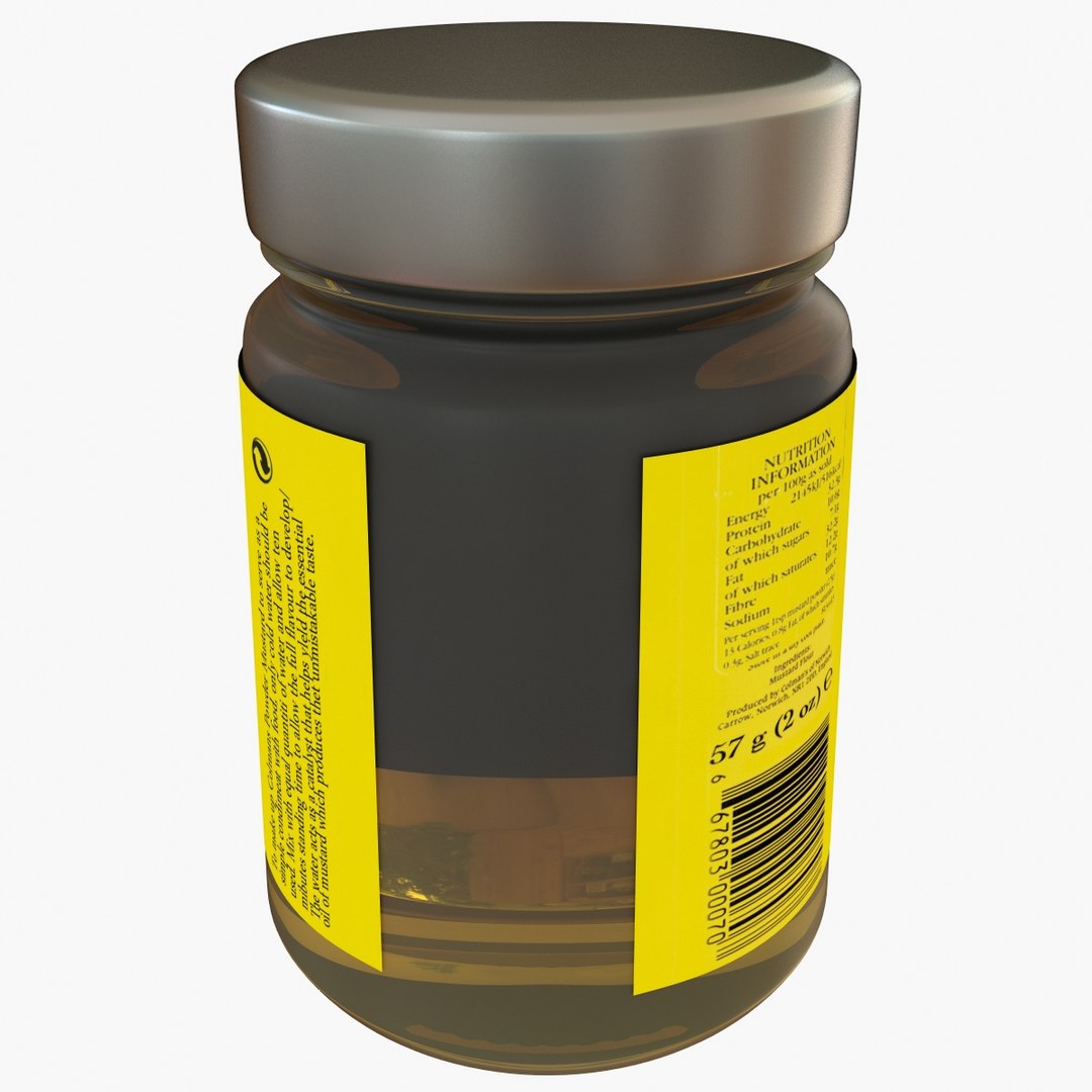 Max Mustard Bottle Colmans