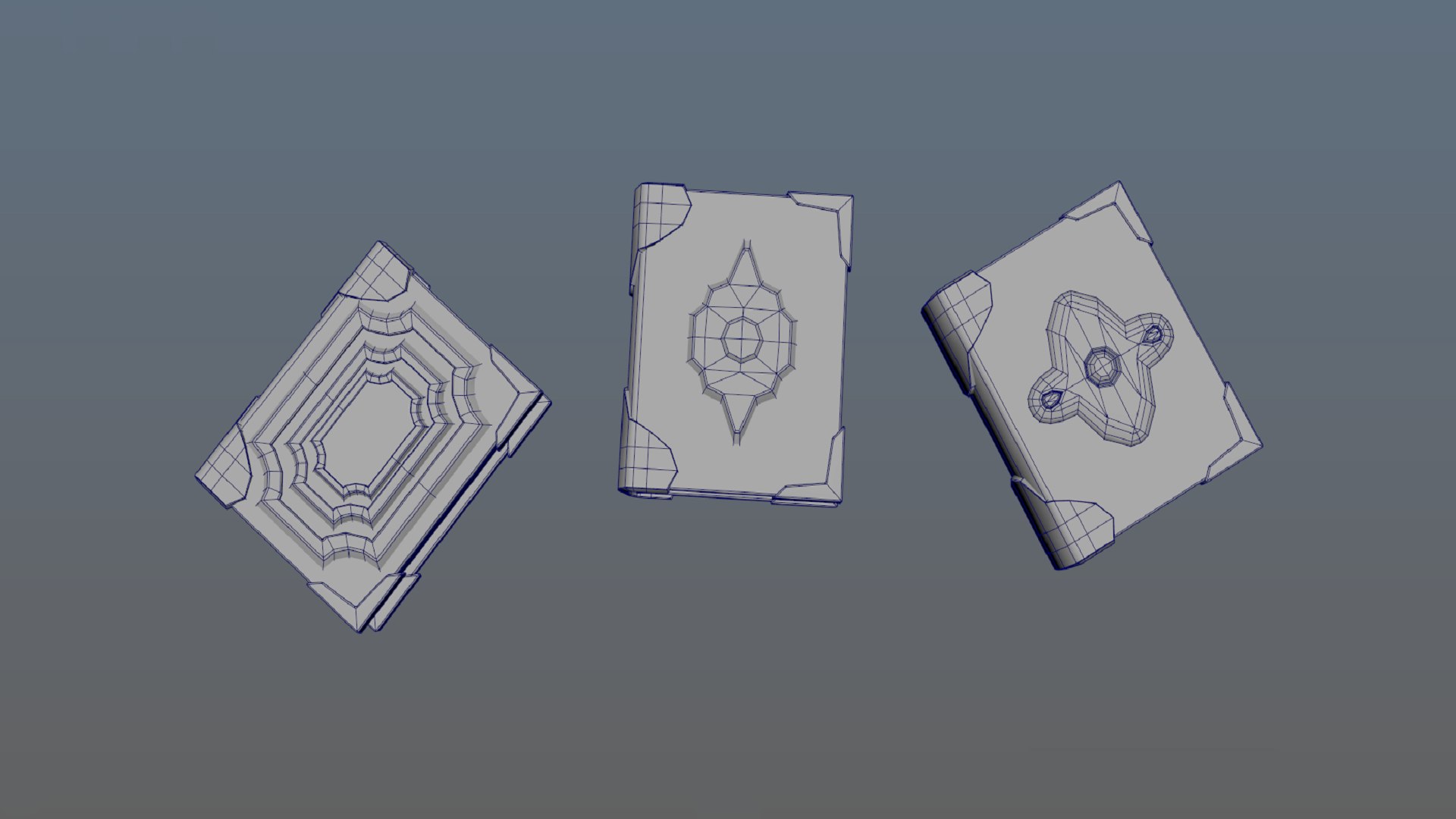 Stylized Fantasy Books PBR Low-poly 3D 3D Model - TurboSquid 1963737