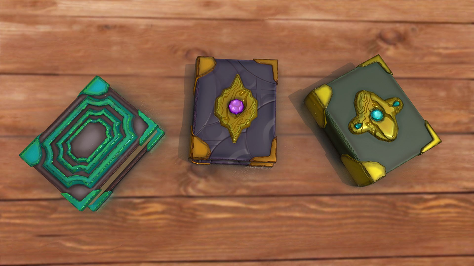 Stylized Fantasy Books PBR Low-poly 3D 3D Model - TurboSquid 1963737