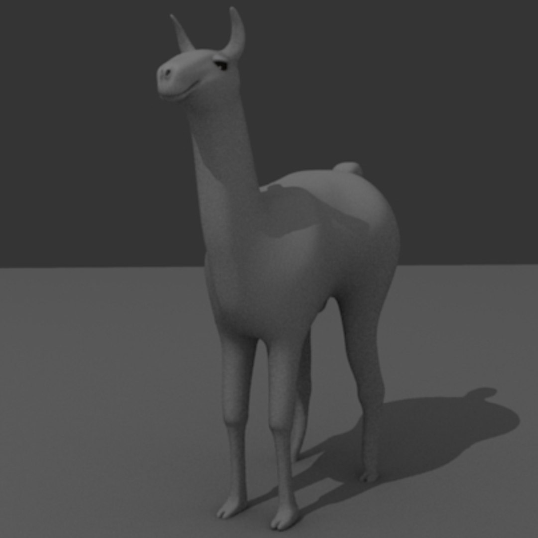 lama 3d model