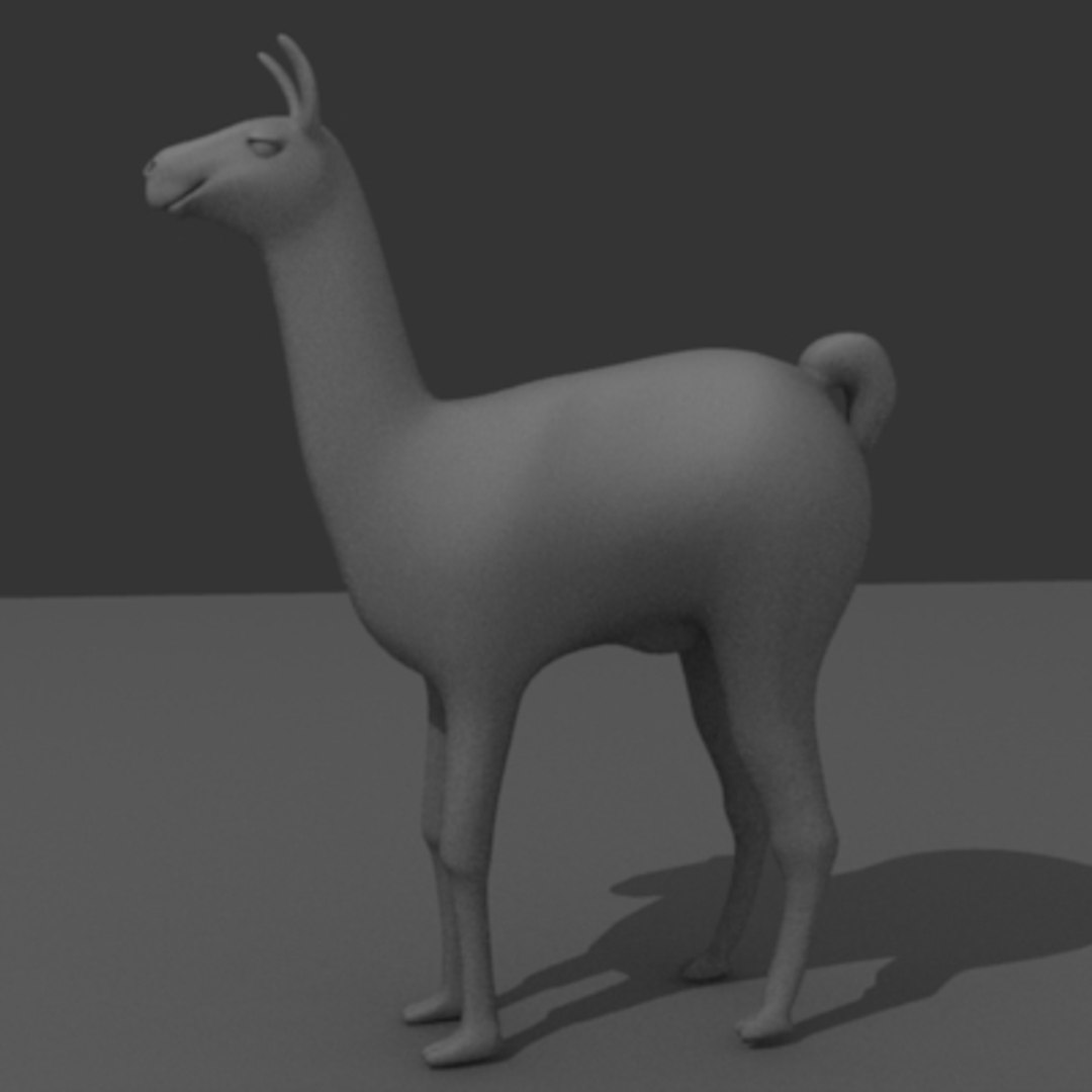 lama 3d model