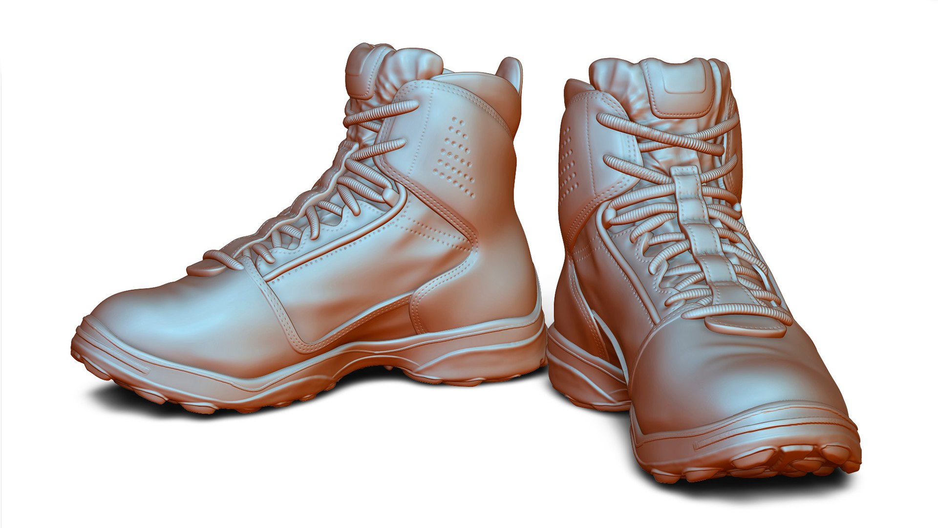 Military Boots 3D Model - TurboSquid 2226706