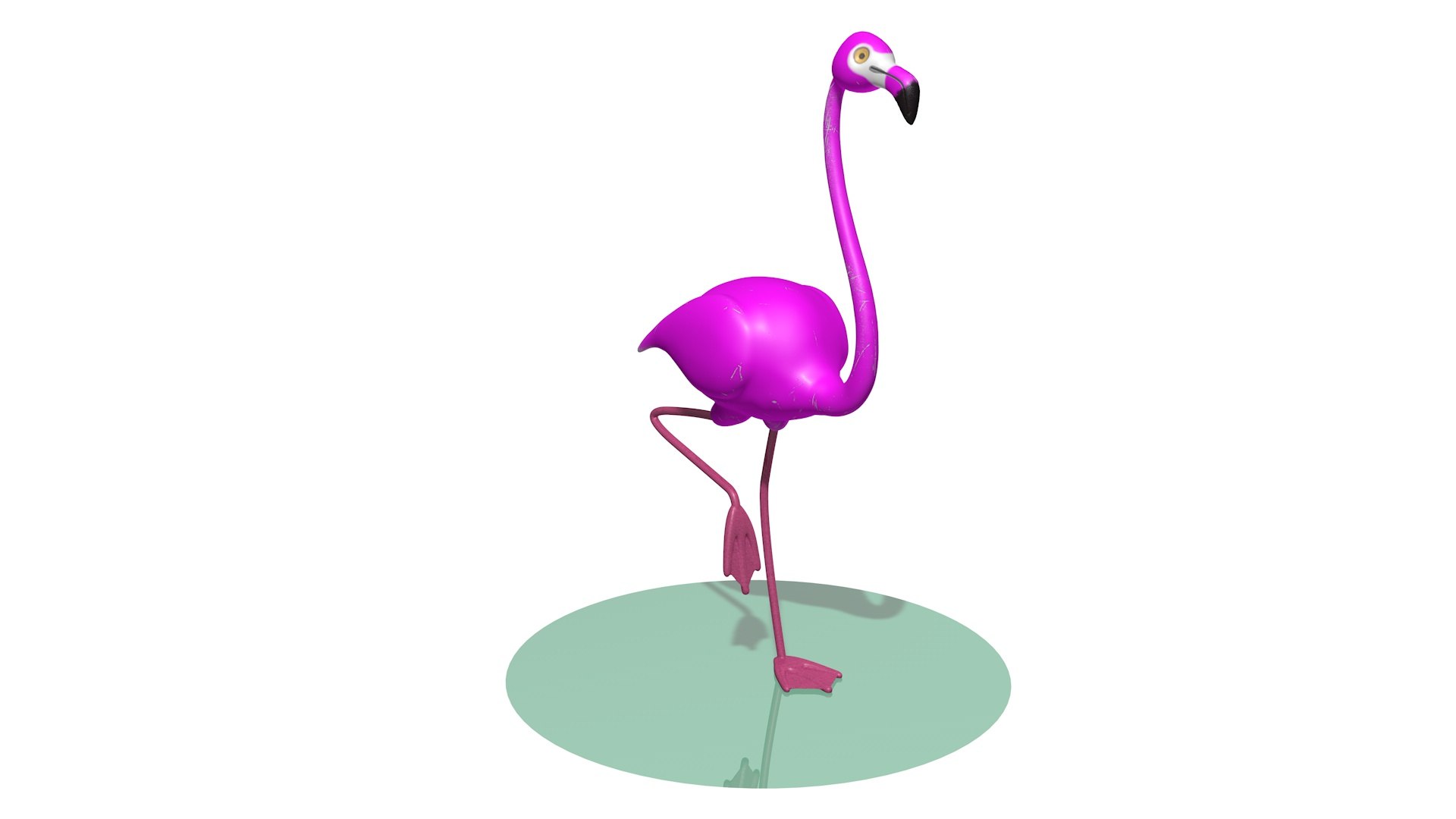 Pink Flamingo 3D - TurboSquid 1708441