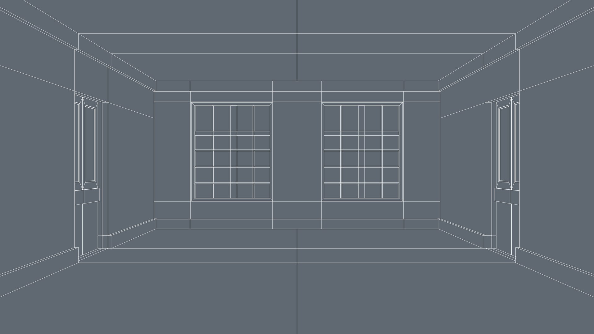 3D Empty Room Model - TurboSquid 2093882