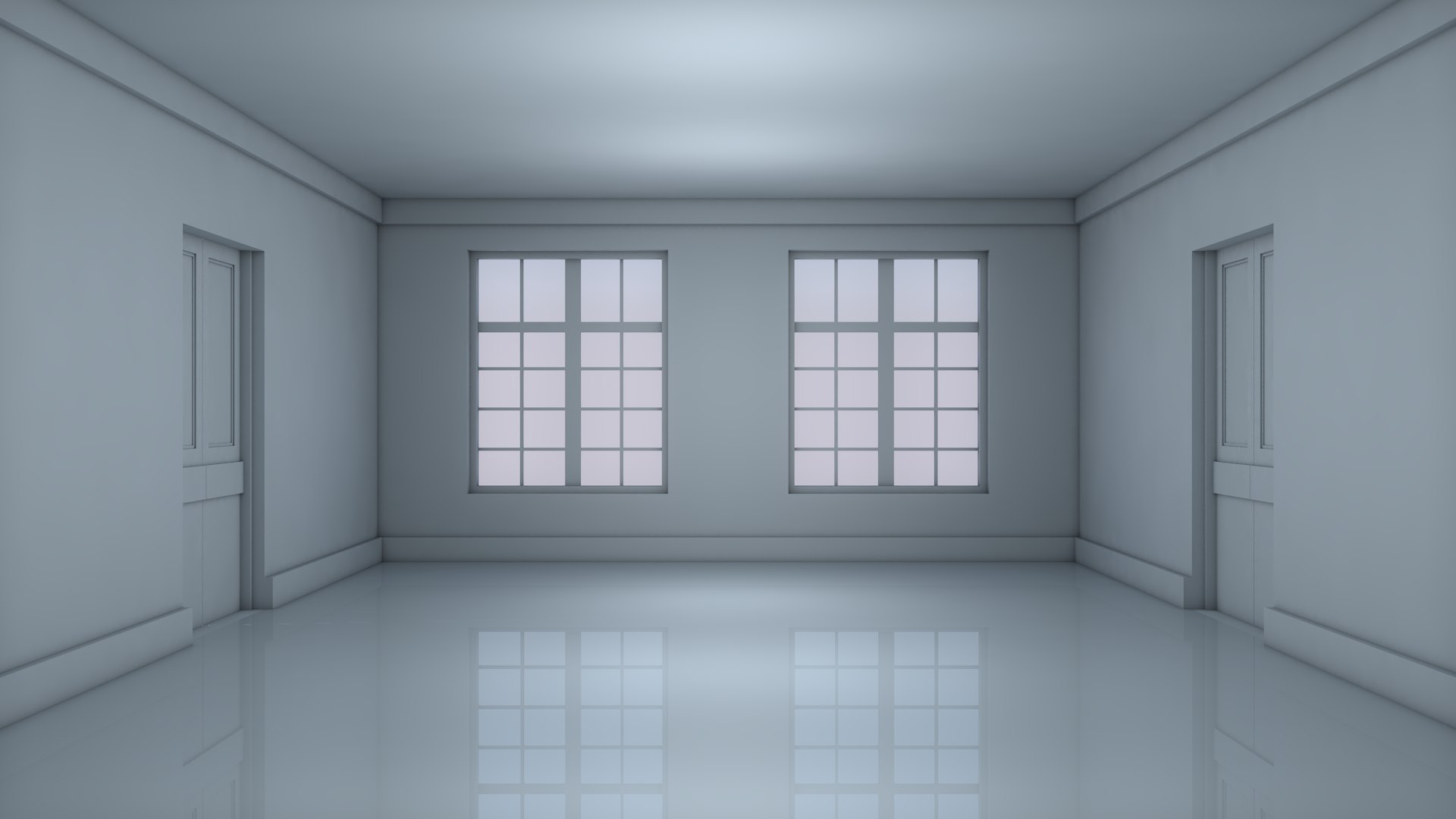 3D Empty Room Model - TurboSquid 2093882