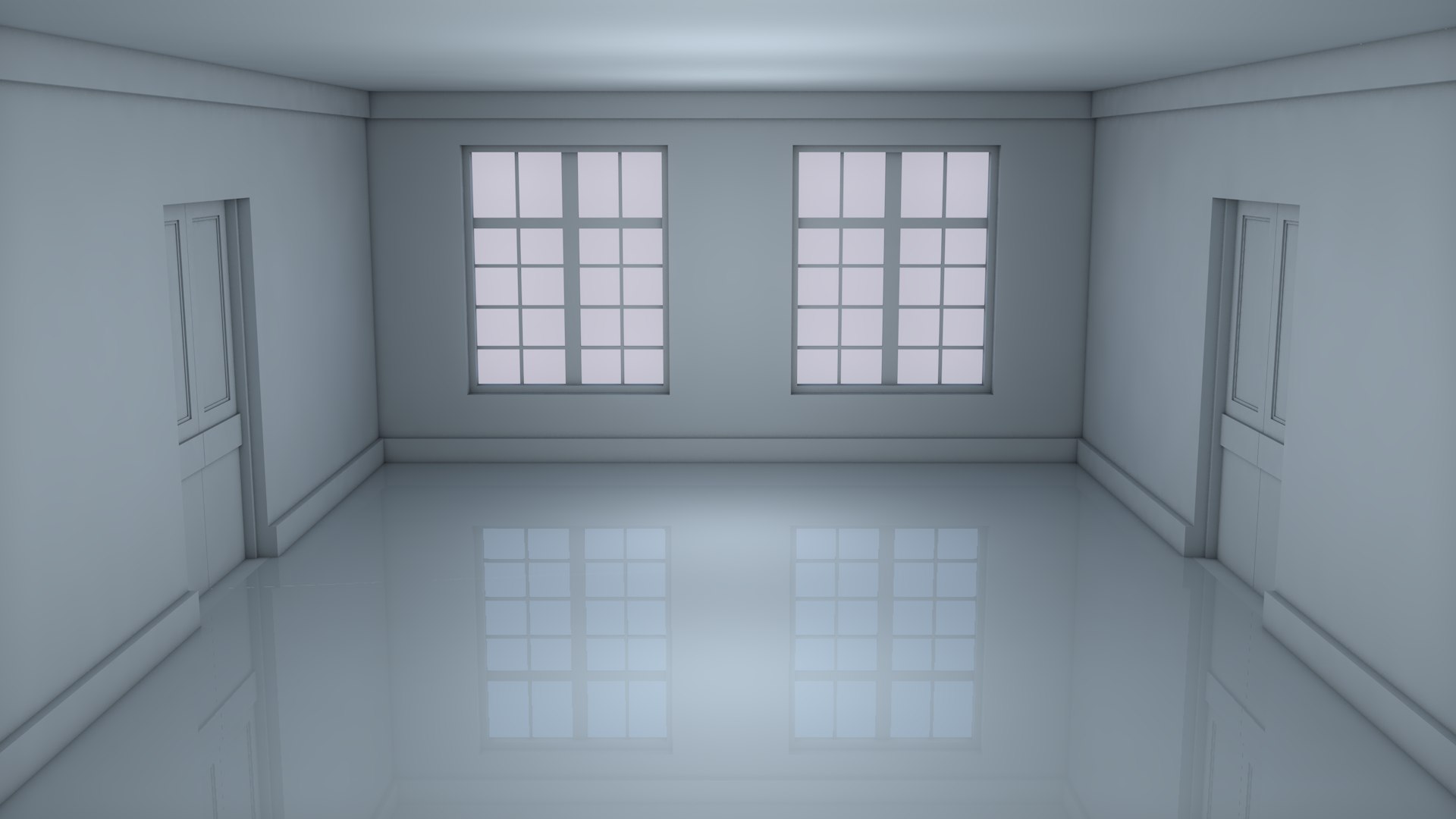 3D Empty Room Model - TurboSquid 2093882