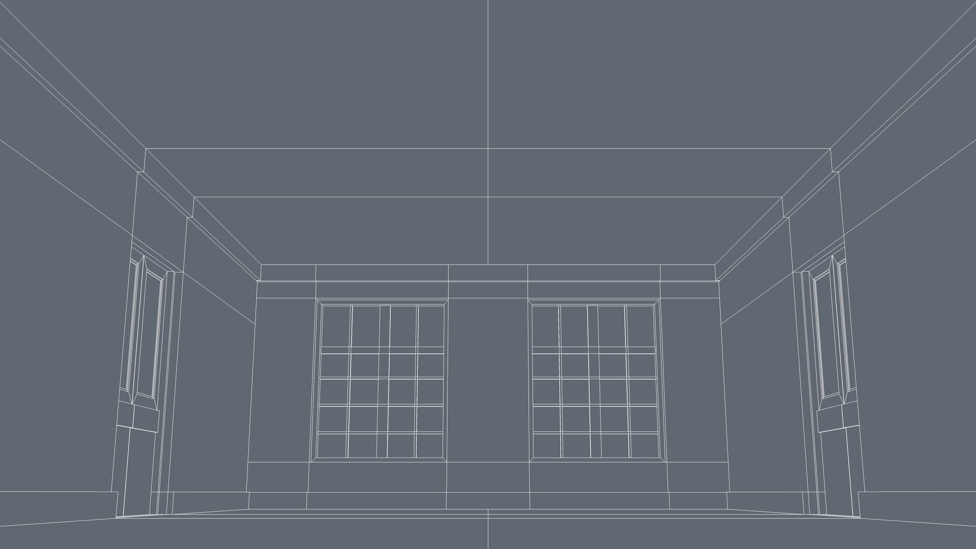 3D Empty Room Model - TurboSquid 2093882