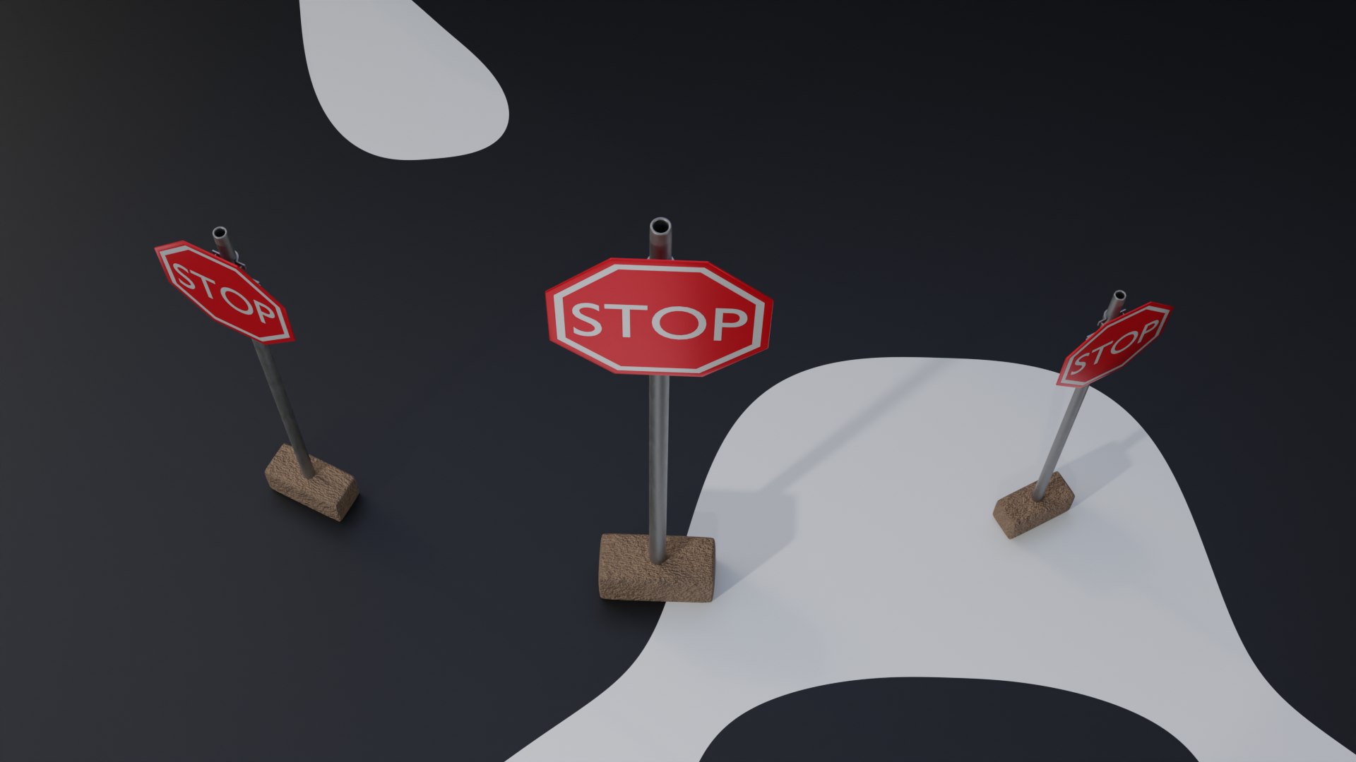 Stop Sign 3D model - TurboSquid 2165653