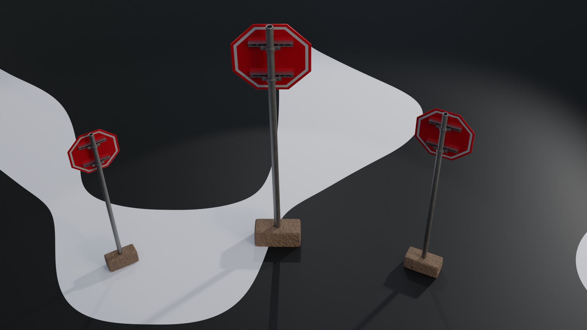Stop Sign 3D model - TurboSquid 2165653