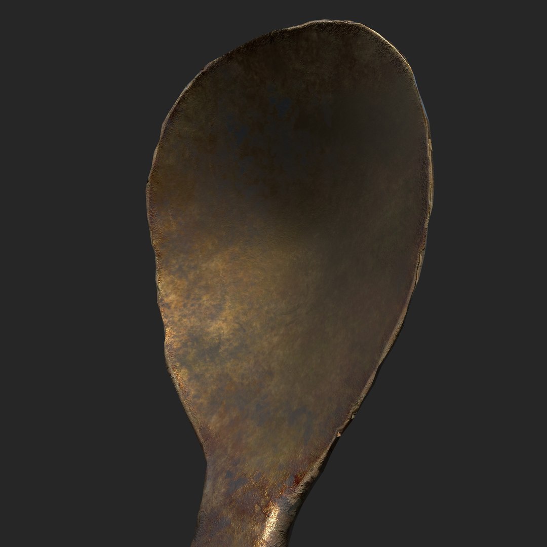 3D Medieval Bronze Spoon model - TurboSquid 1730173