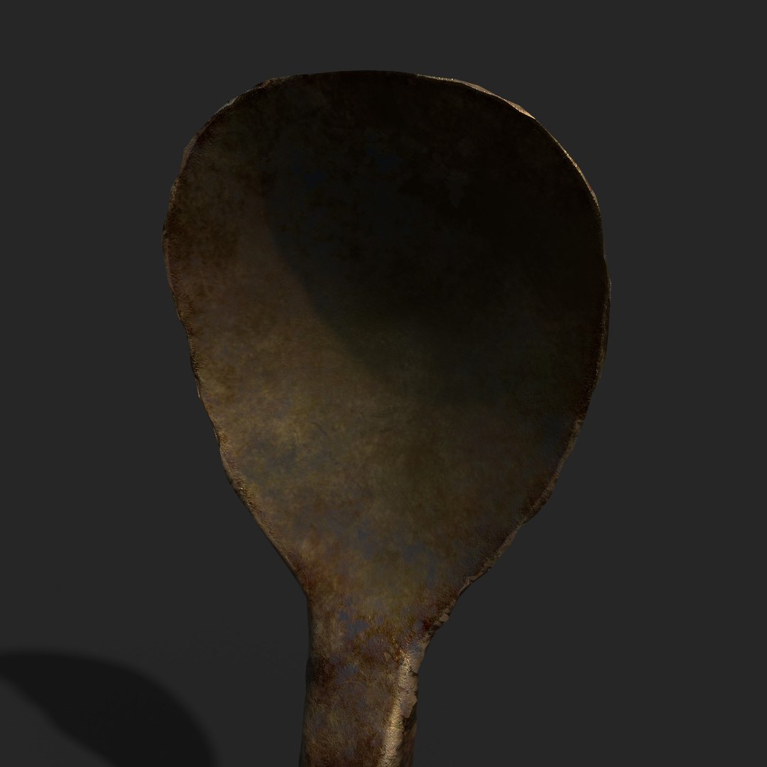 3D Medieval Bronze Spoon model - TurboSquid 1730173