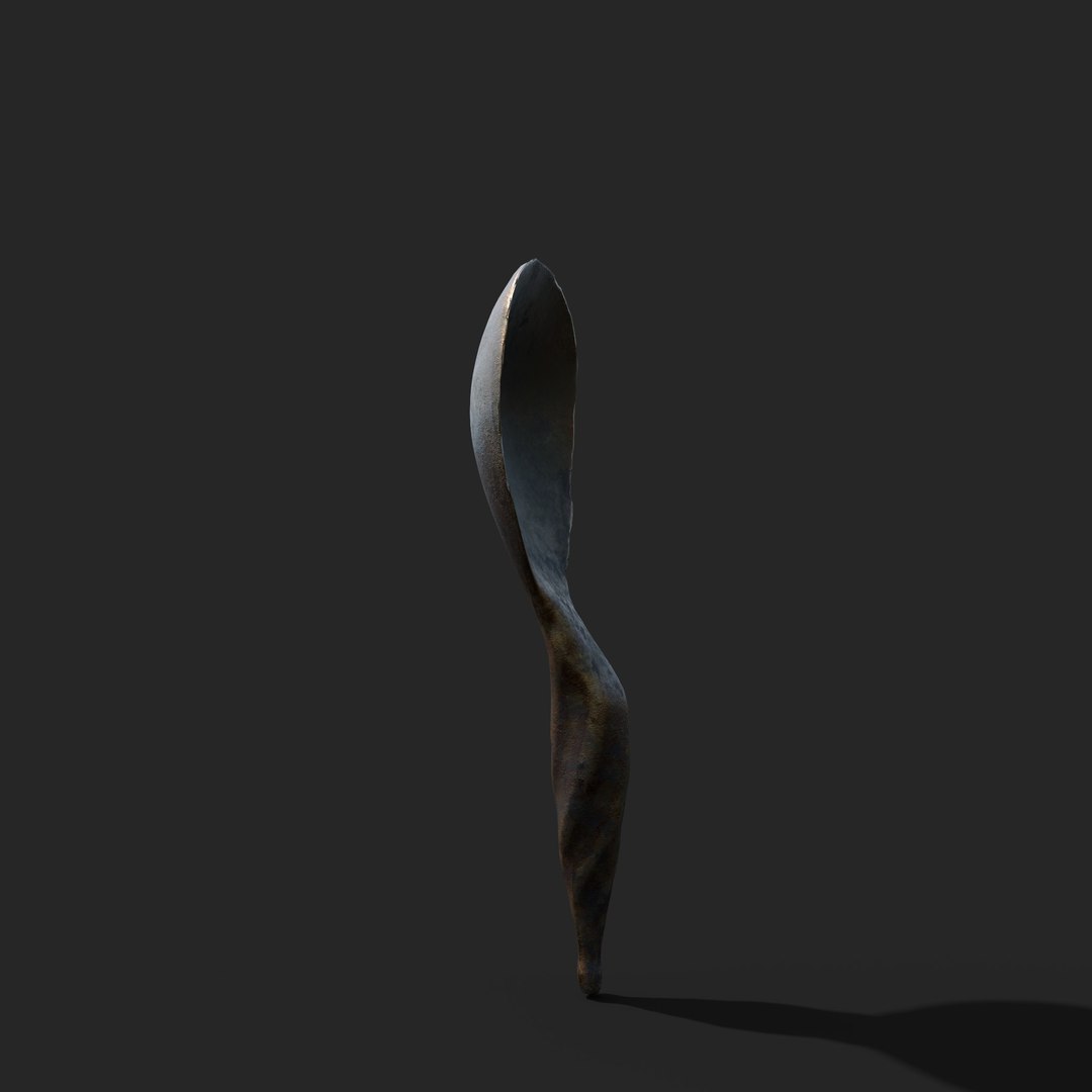 3D Medieval Bronze Spoon model - TurboSquid 1730173