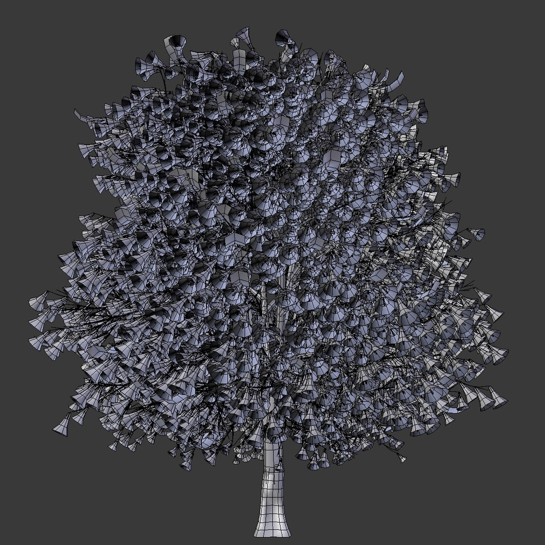 Young mature jacaranda tree 3D model - TurboSquid 1418130