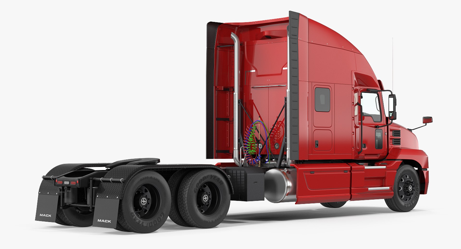 Mack anthem truck 2018 3D model - TurboSquid 1300234