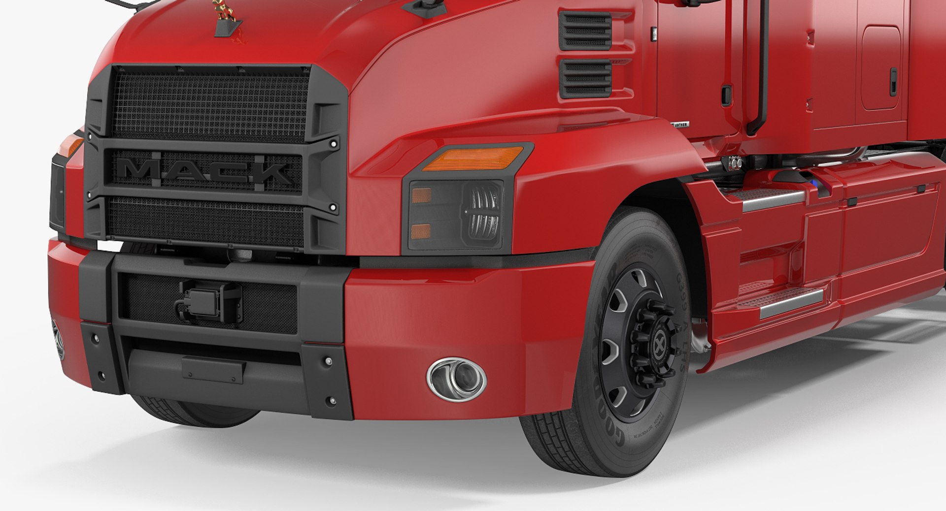 Mack anthem truck 2018 3D model - TurboSquid 1300234