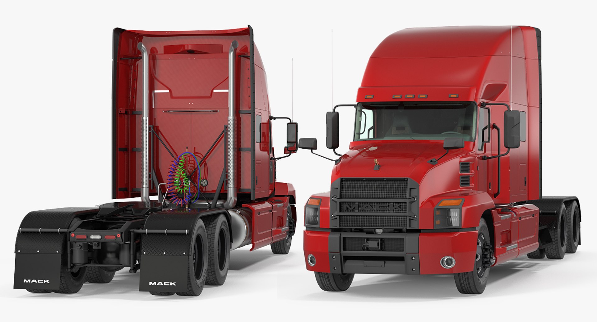 Mack anthem truck 2018 3D model - TurboSquid 1300234