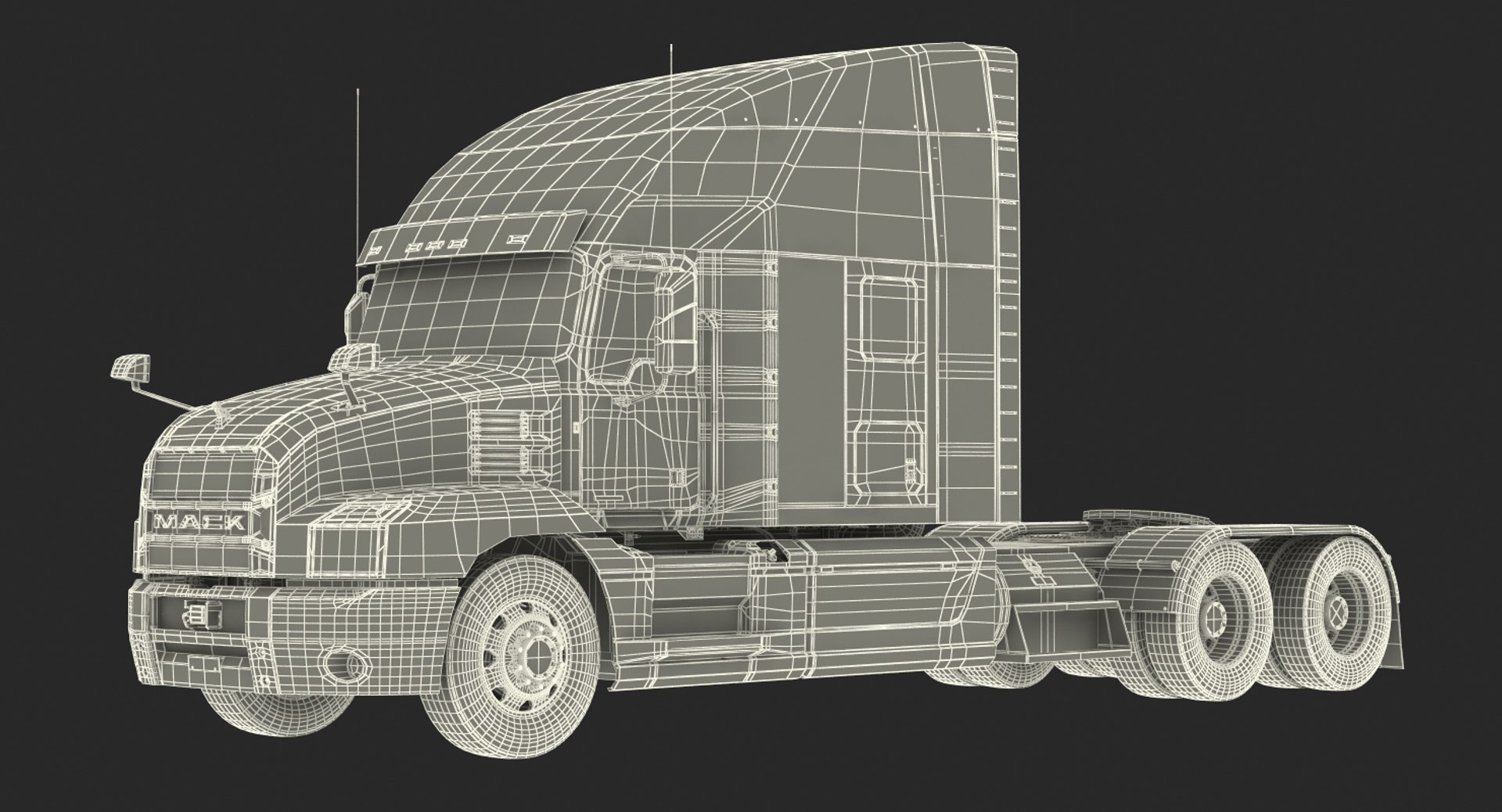 Mack Anthem Truck 2018 3D Model - TurboSquid 1300234