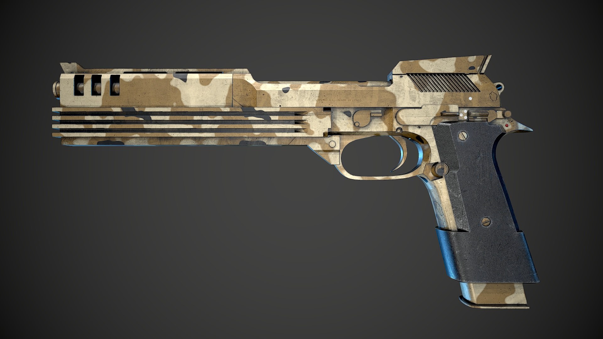 Beretta 93R 3D 모델 - TurboSquid 1924513