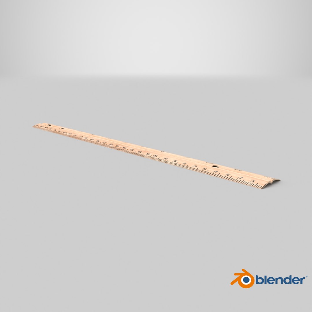 3D Ruler Type 01 - TurboSquid 2211325