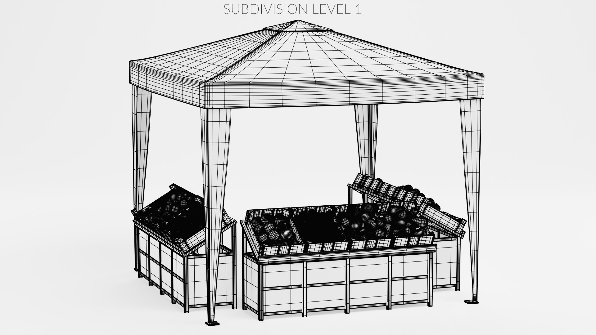 Fair Stand 01 3D - TurboSquid 2058732