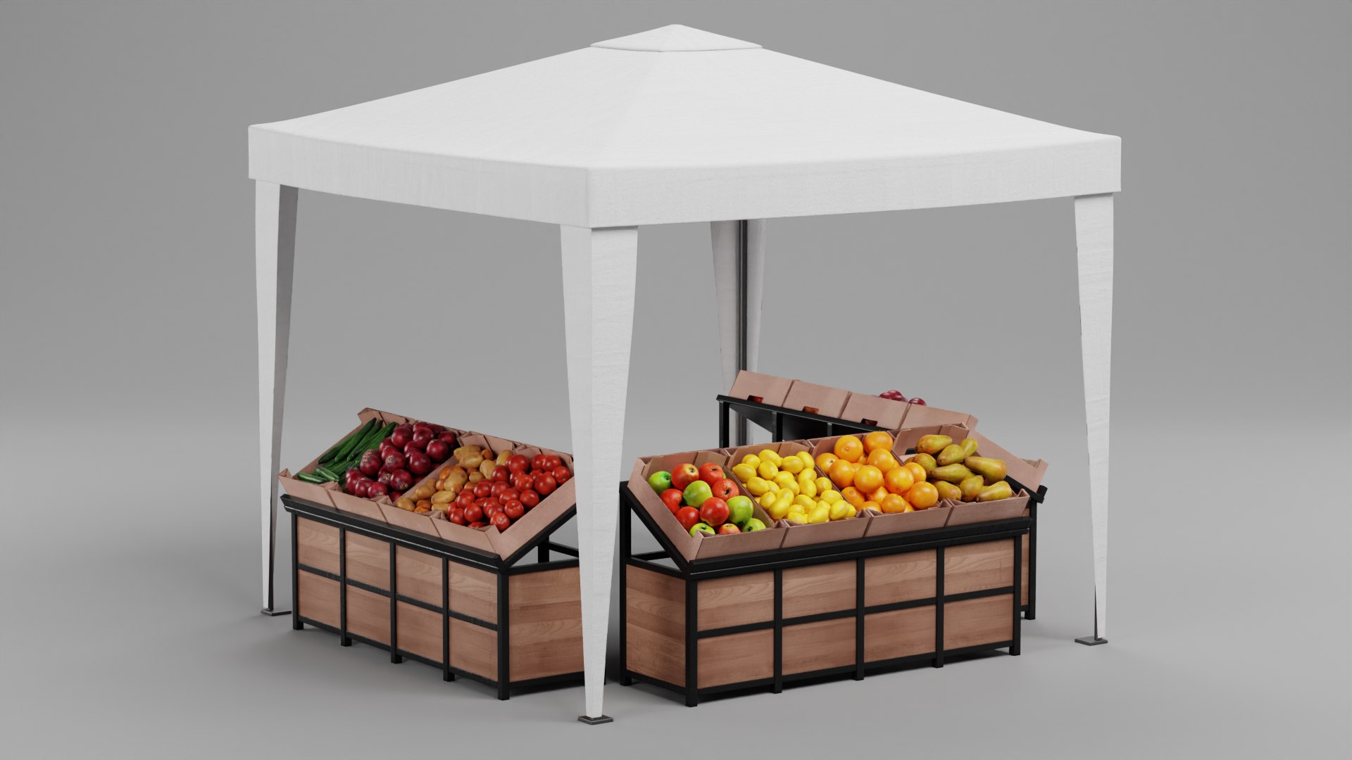 Fair Stand 01 3D - TurboSquid 2058732