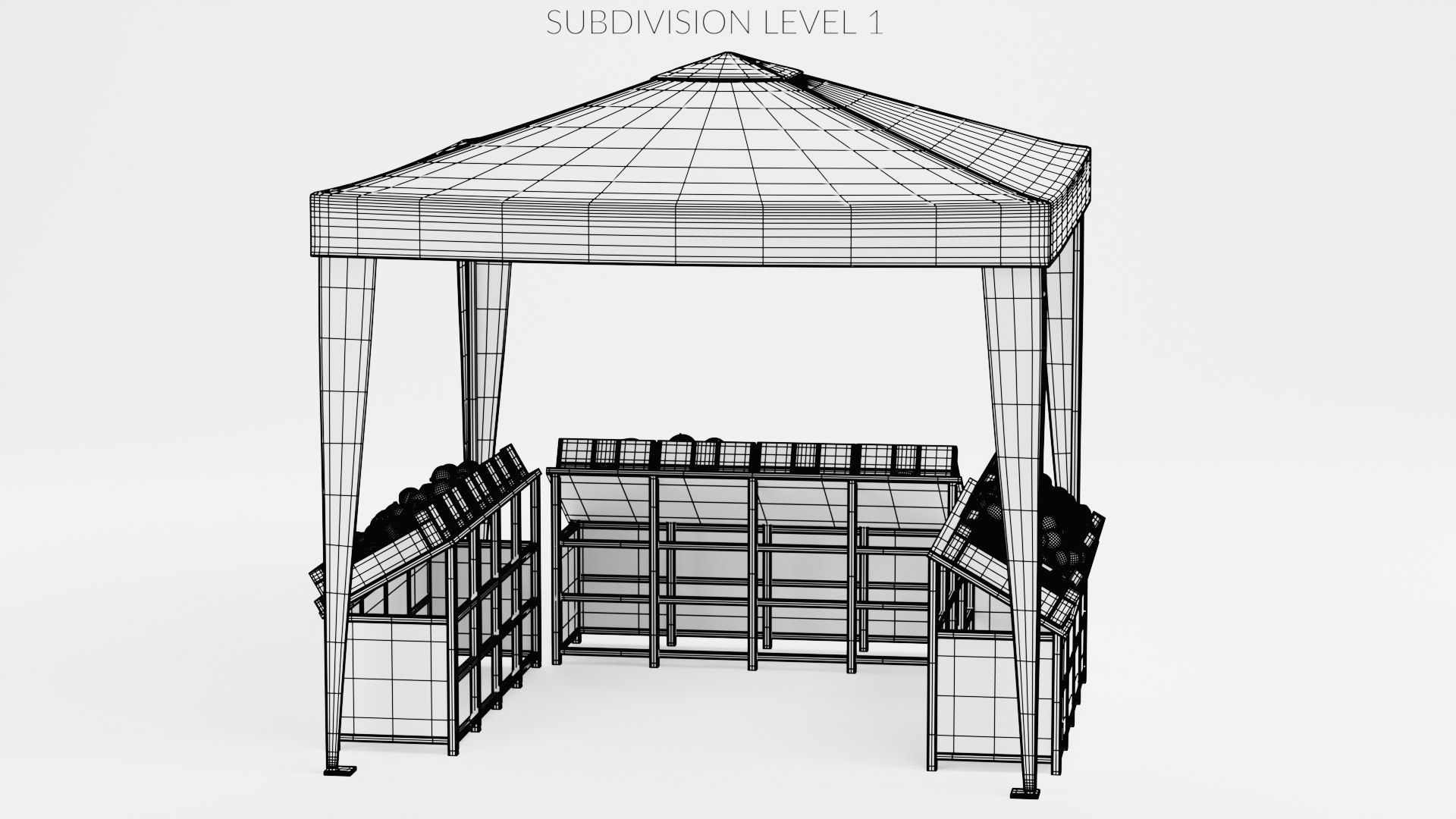 Fair Stand 01 3D - TurboSquid 2058732