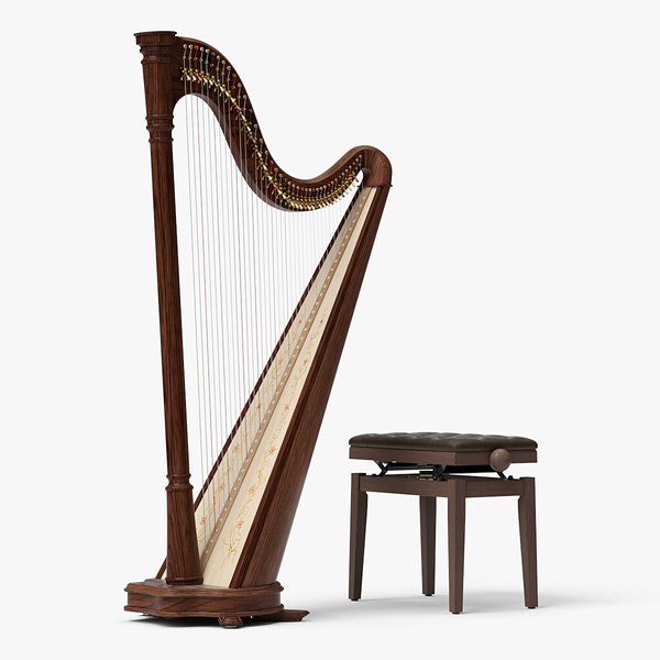 3D harp model - TurboSquid 1154815