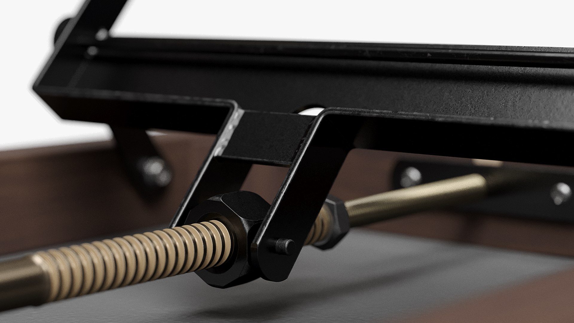 Realistic lever harp bench 3D model - TurboSquid 1589365