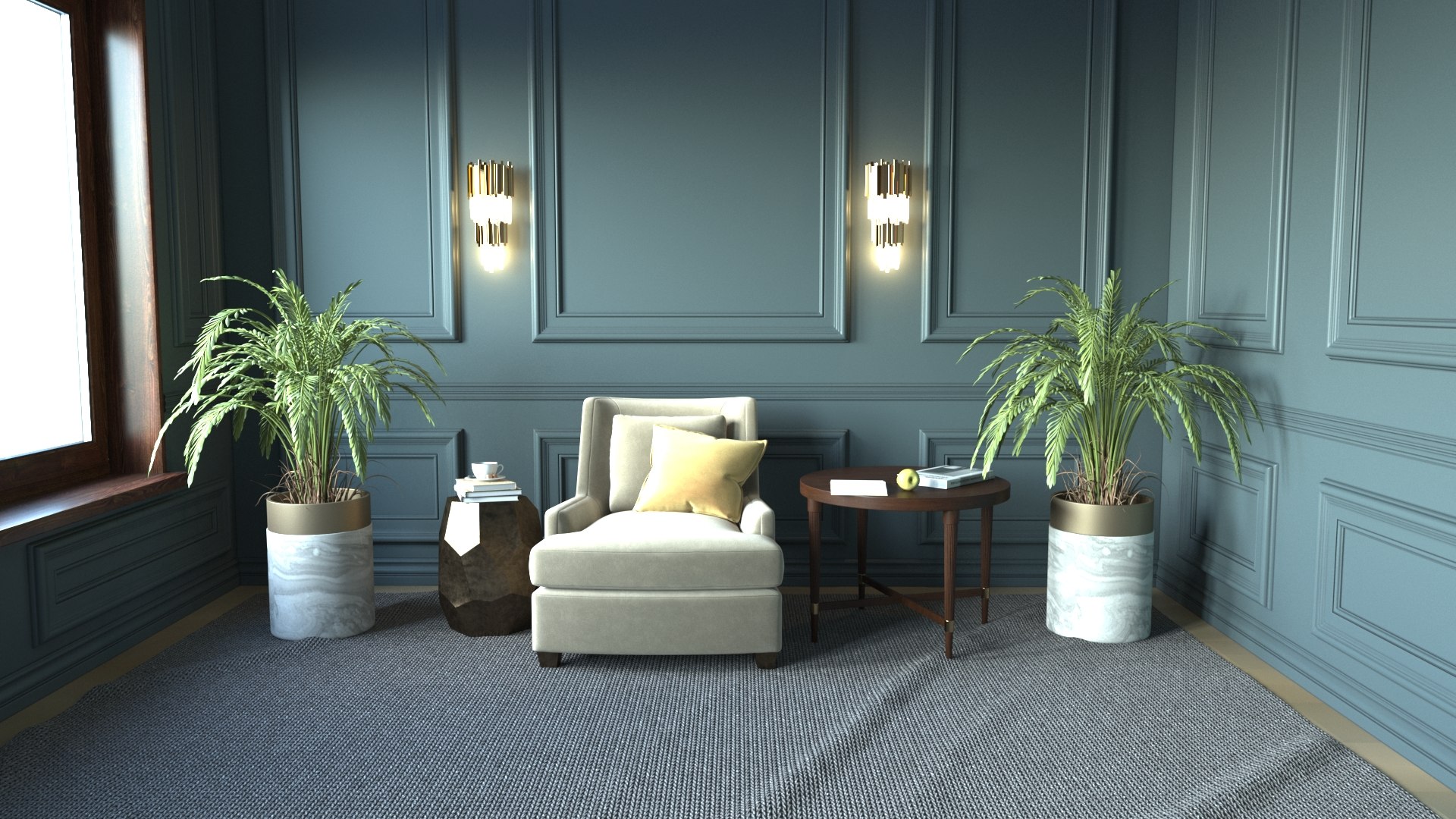 3D Interior Design Scene 03 Model - TurboSquid 1912926