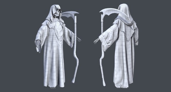 grim reaper 3d model