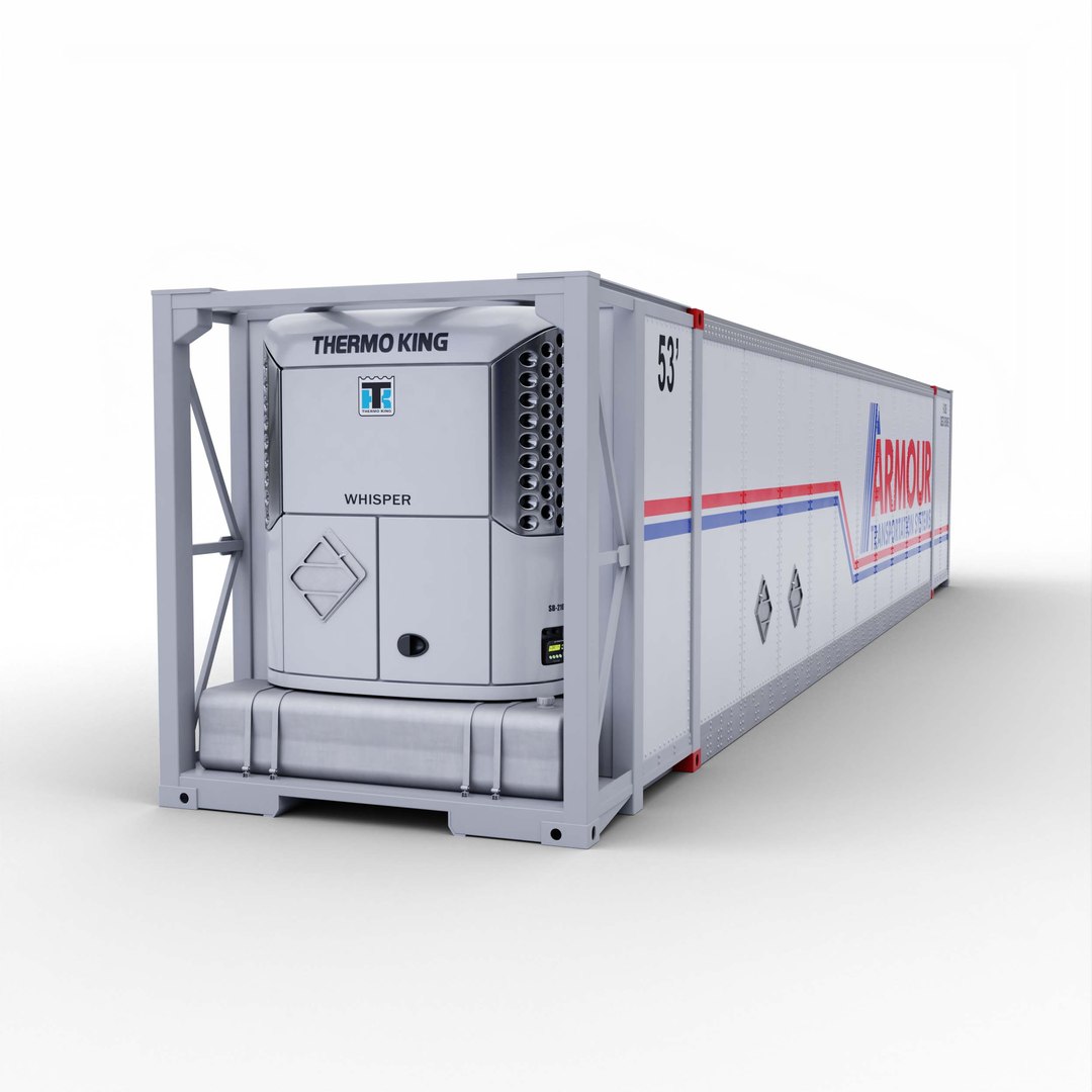 3D Reefer Container 53FT - TurboSquid 1990436