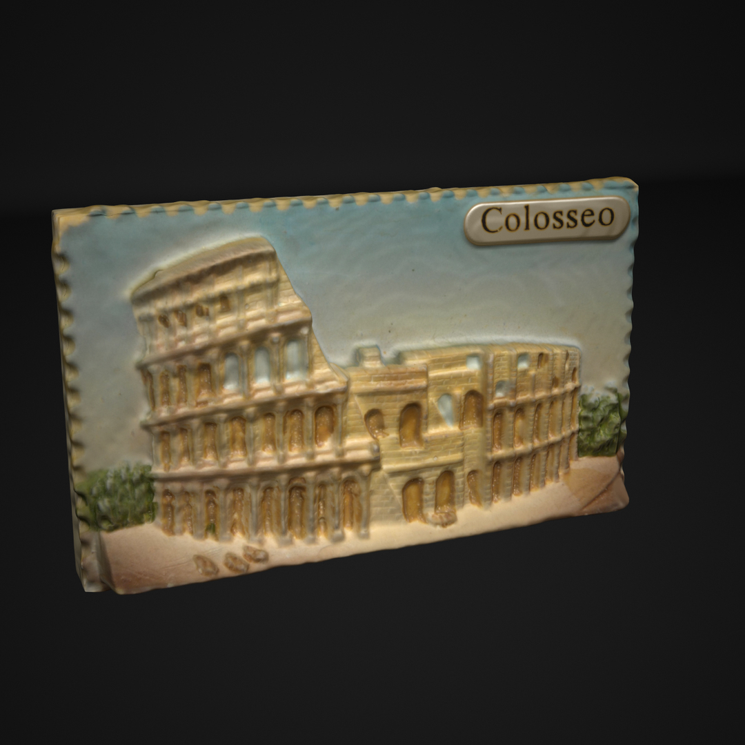 rome italy magnet souvenir 3d x